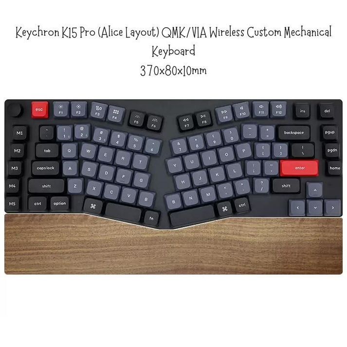 Wooden Wrist Rest for Alice Keyboard & Keychron Q/V/Pro ⌨️🔥
