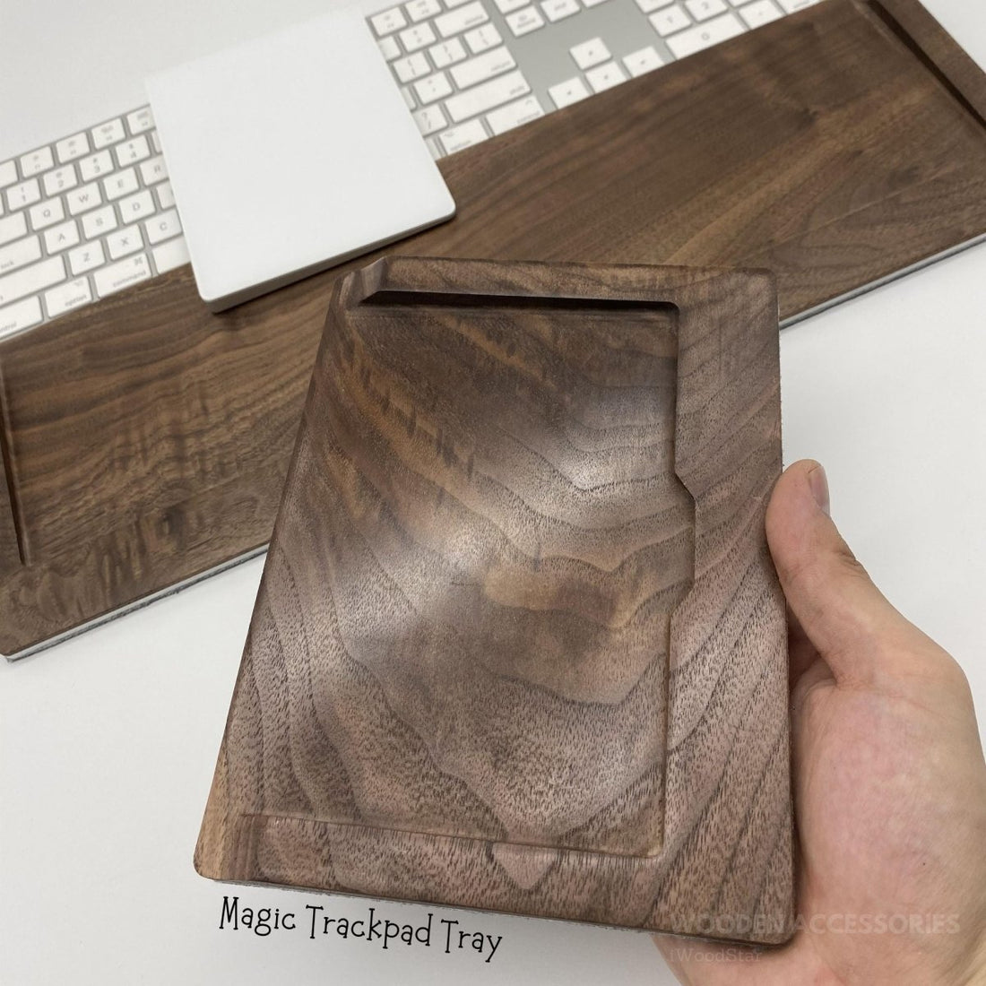 Buy Apple Magic Keyboard Tray Walnut ⌨️🔥 iWoodStore