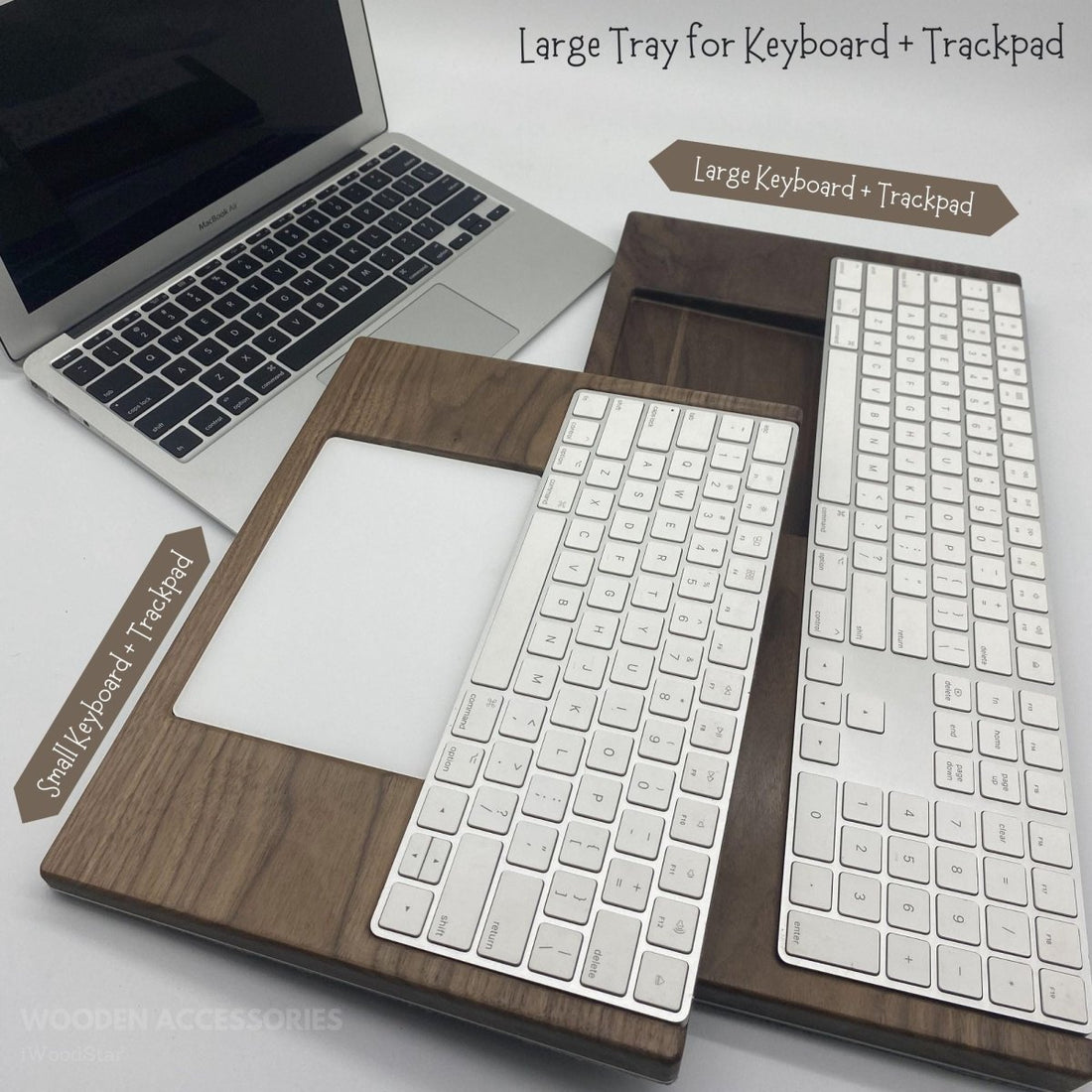 Buy Apple Magic Keyboard Tray Walnut ⌨️🔥 iWoodStore