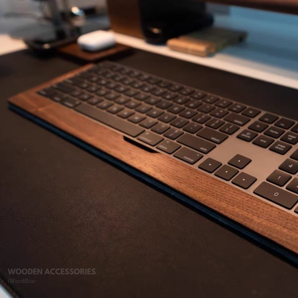 Buy Apple Magic Keyboard Tray Walnut ⌨️🔥 iWoodStore