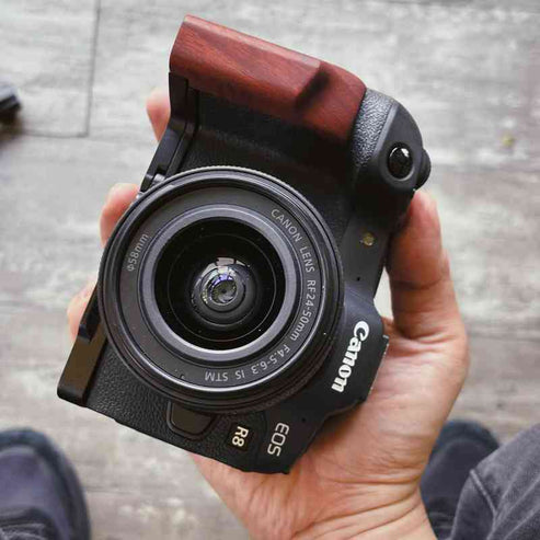 Canon R8 Grip Wood EOS R8 Handgrip