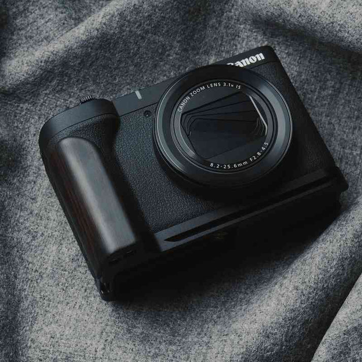 Canon V1 Wooden Hand Grip 🌟 Premium Wood Grip for PowerShot V1 🚚 Free ...