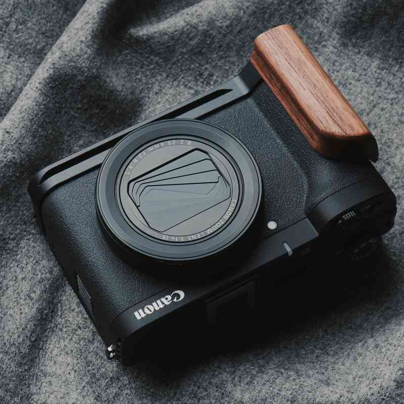 Canon V1 Wooden Hand Grip 🌟 Premium Wood Grip for PowerShot V1 🚚 Free ...