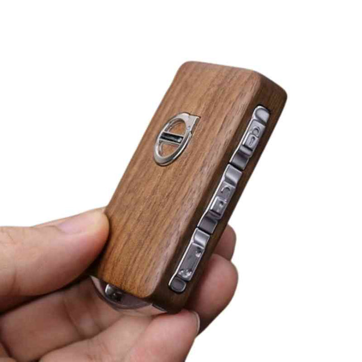 Volvo Car Key Wooden Case Cover Fob with Wristlet 🚗 🌳 🔑