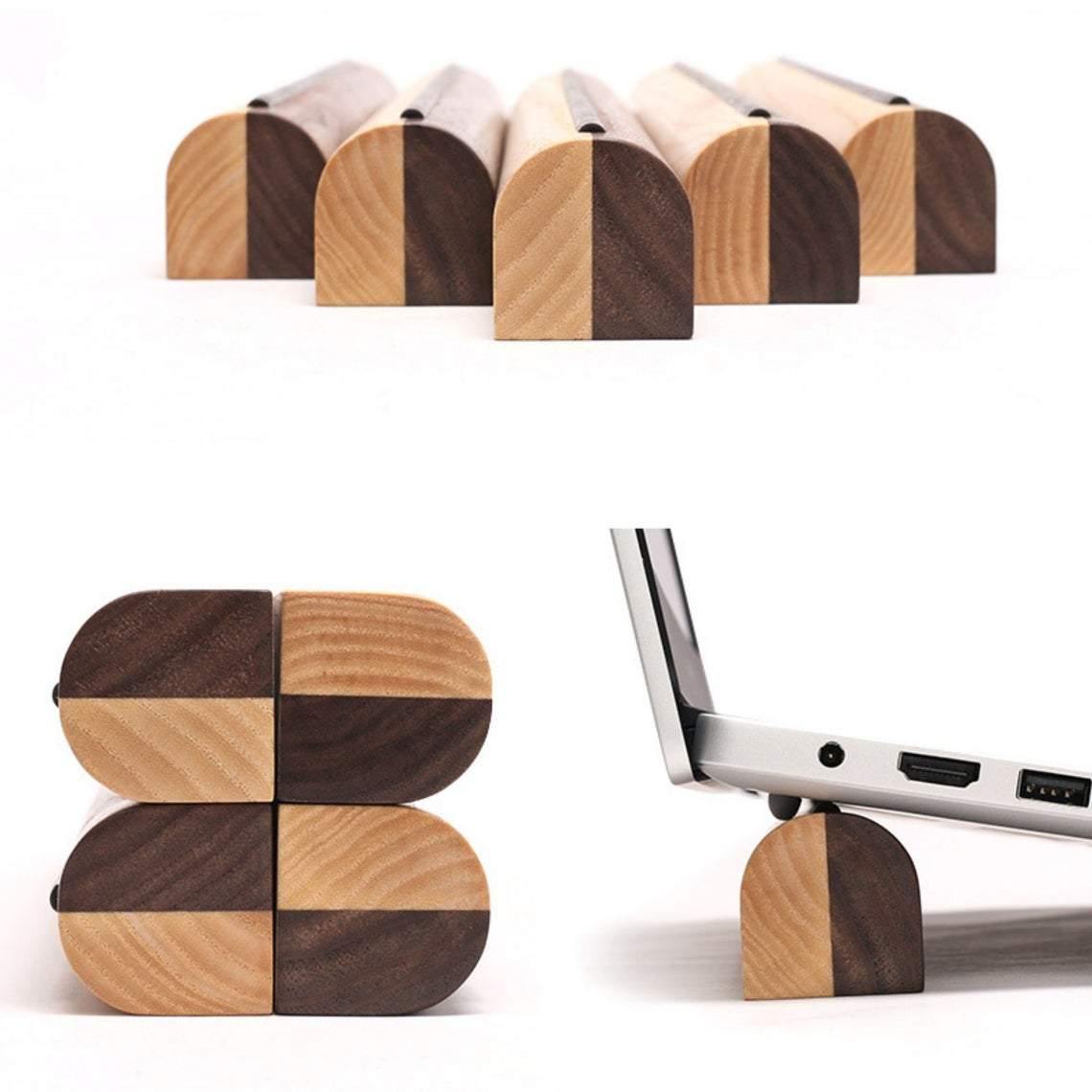 Dual Color Laptop Stand for Home and Office Desk Setup