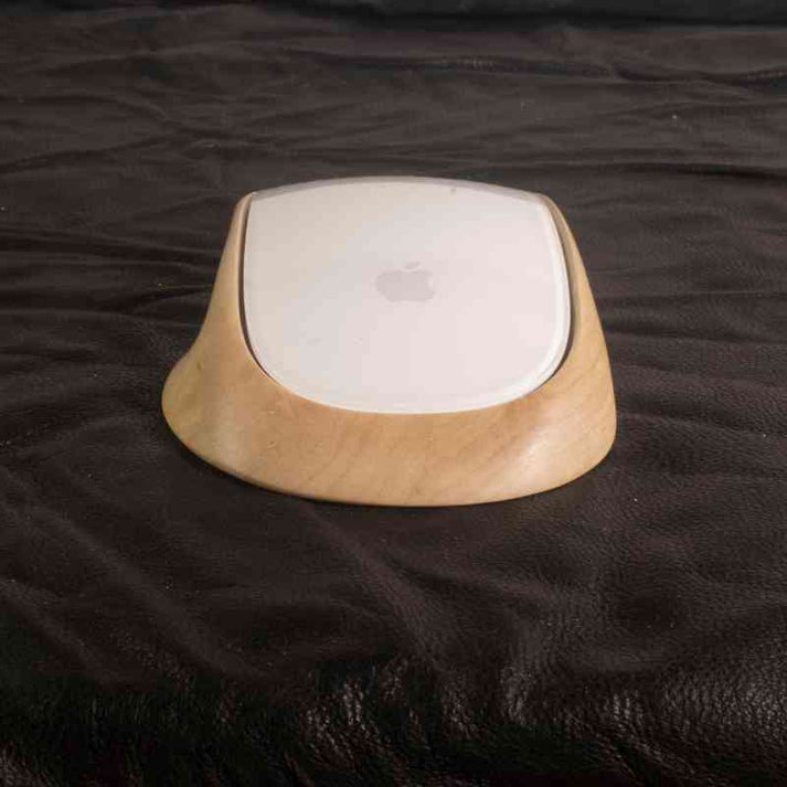 Ergonomic Apple Magic Mouse Base Tray Wood