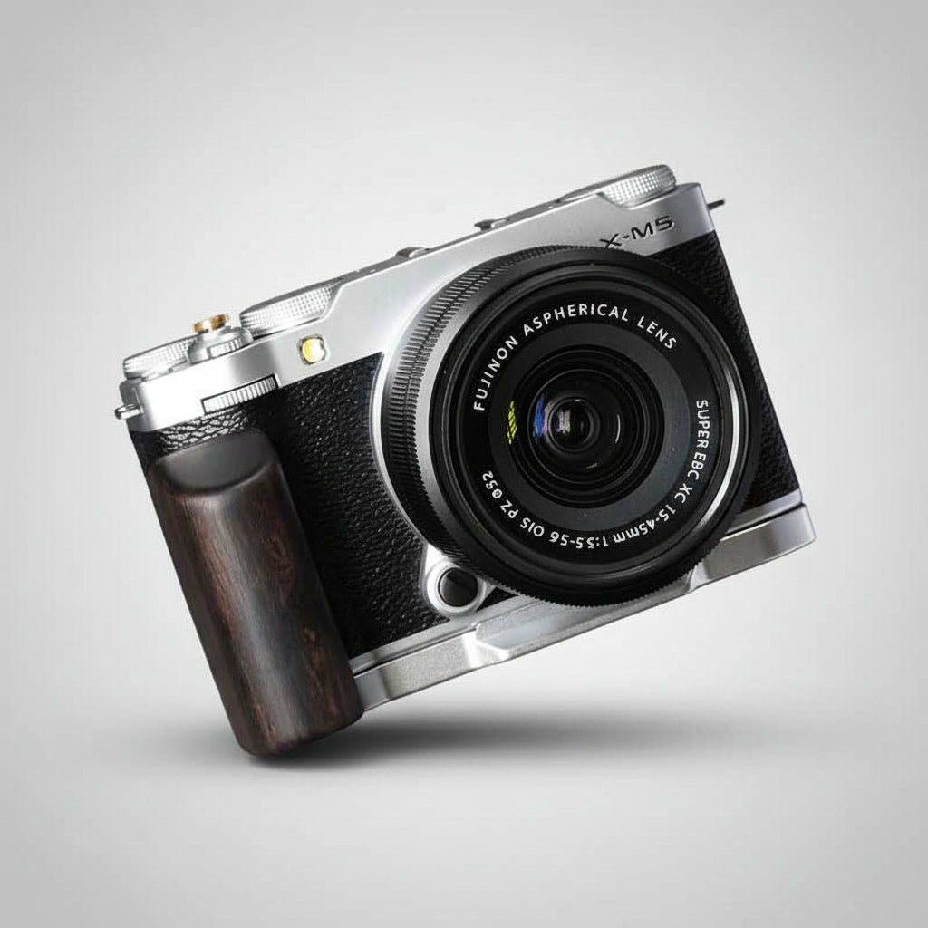 Extended Fuji XM5 X-M5 Grip Large Hand MS Design