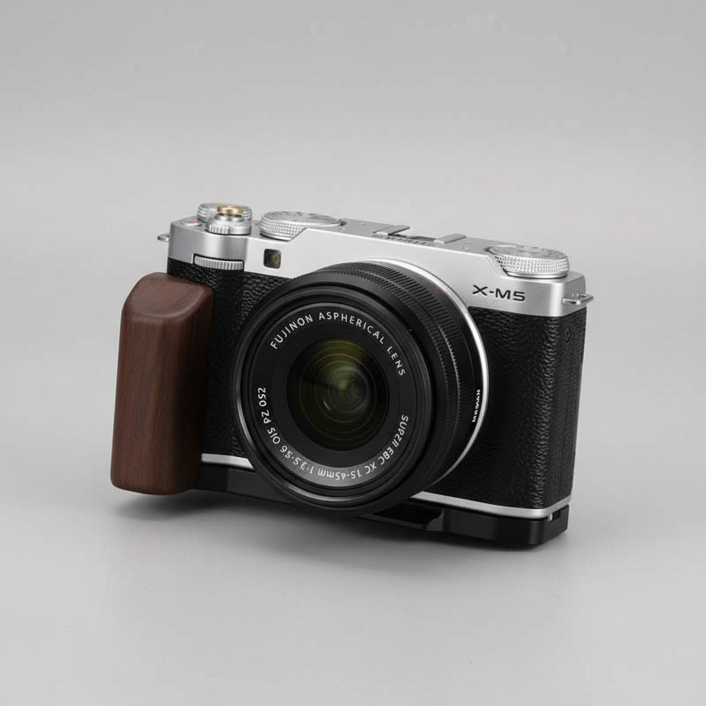 Extended Fuji XM5 X-M5 Grip Large Hand MS Design