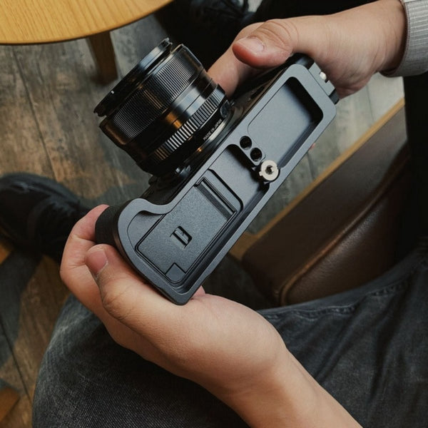 Fuji X-T4 Hand Grip for XT4 Camera 📷 Real Wood 🌳