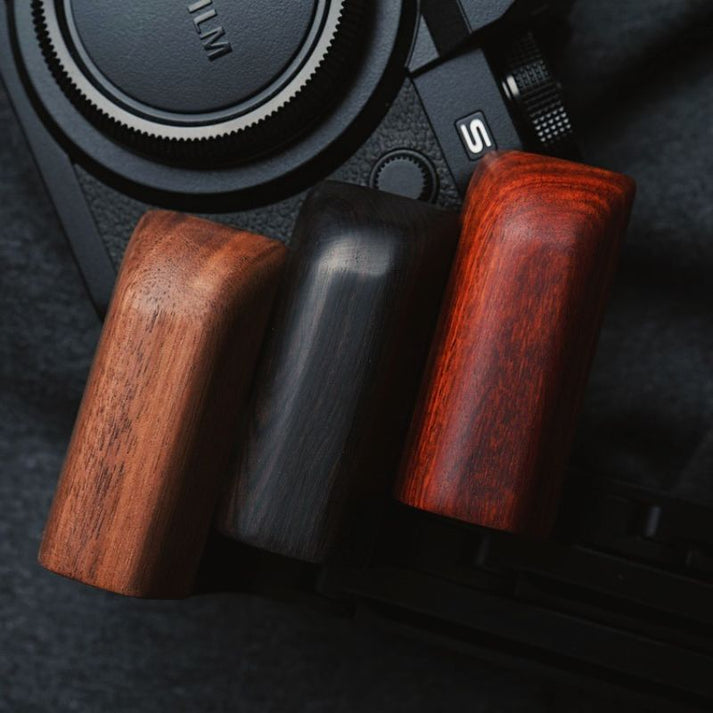Fuji XH2s Camera Grip for Enhanced Control 📷 Real Wood 🌳