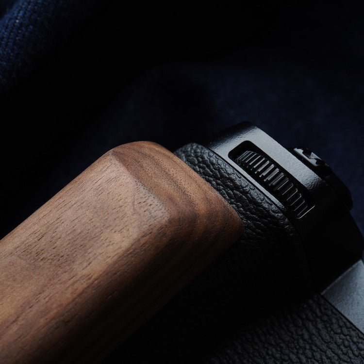 Fuji XS10 Camera Handle X-S10 Hand Grip 📷 Real Wood 🌳