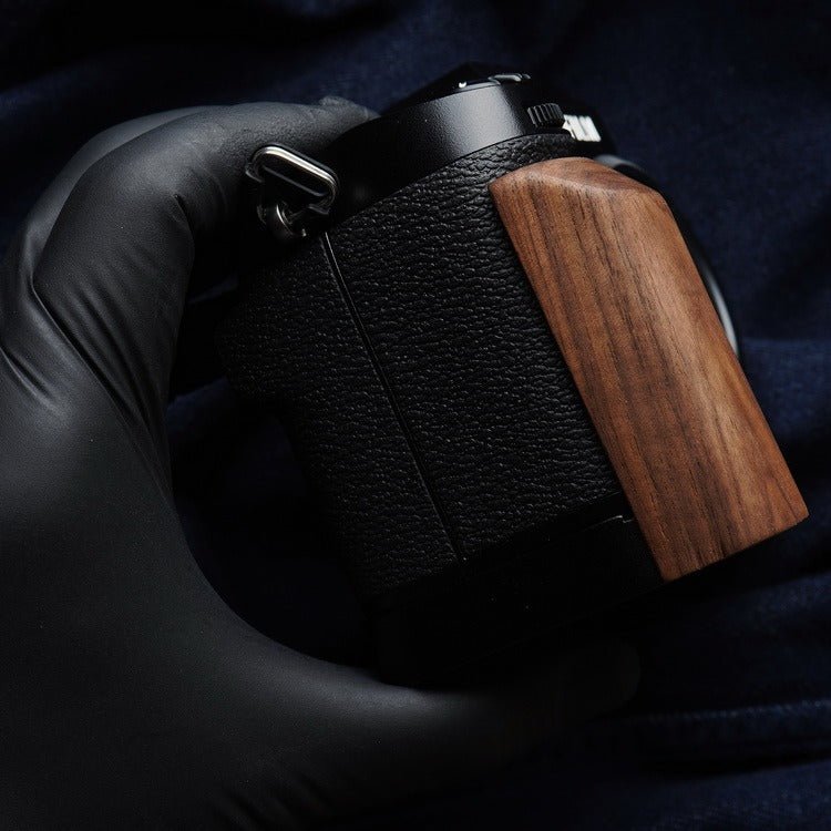 Fuji XS10 Camera Handle X-S10 Hand Grip 📷 Real Wood 🌳