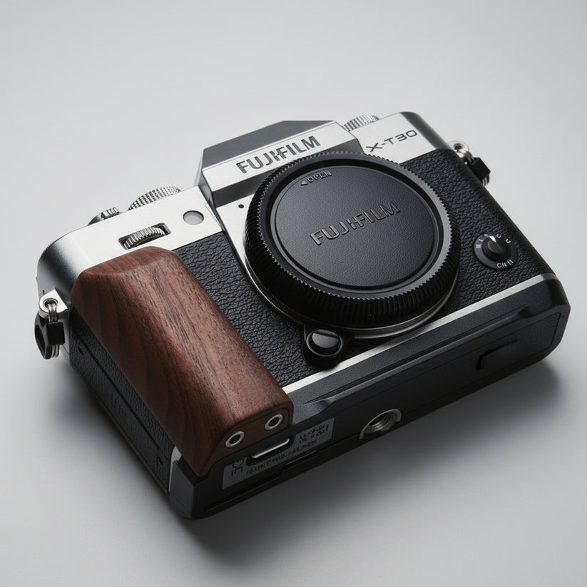 Fuji XT30 XT20 XT30II Hand Grip 📷 Real Wood 🌳 iWoodStore