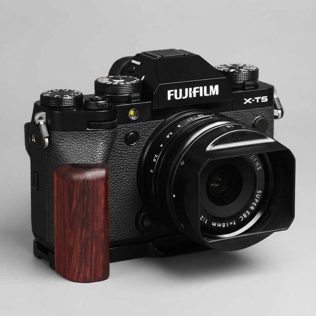 Fuji XT5 Wood Grip by MS Design 📷 🔥 iWoodStore.com
