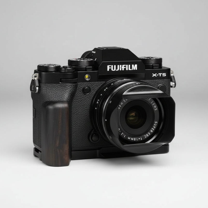 Fuji XT5 Wood Grip by MS Design 📷 🔥 iWoodStore.com