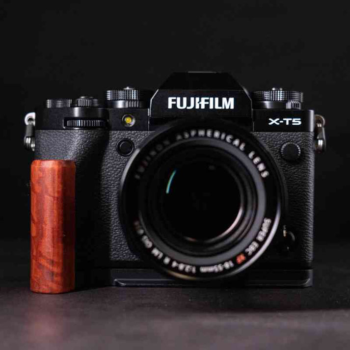 Handcrafted Wood Fuji XT5 Grip 📷 iWoodStore.com 🔥
