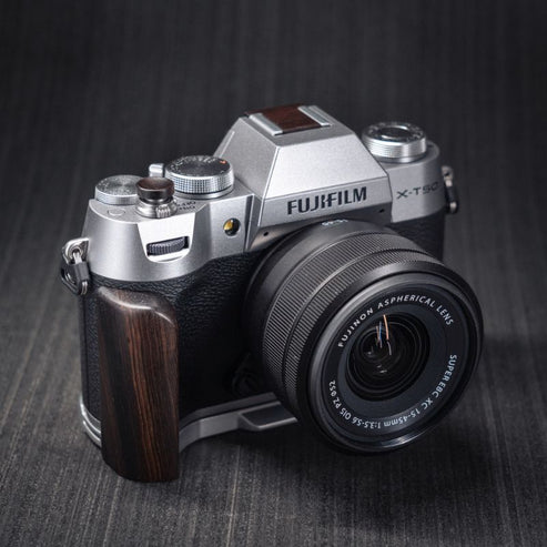Fuji XT50 Grip Wood YW Design - iWoodStore.com