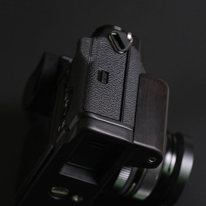 Fuji XT5 Grip Custom Walnut & Ebony Wood for XT5 Camera 📷🔥