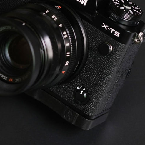 Fuji XT5 Grip Custom Walnut & Ebony Wood for XT5 Camera 📷🔥