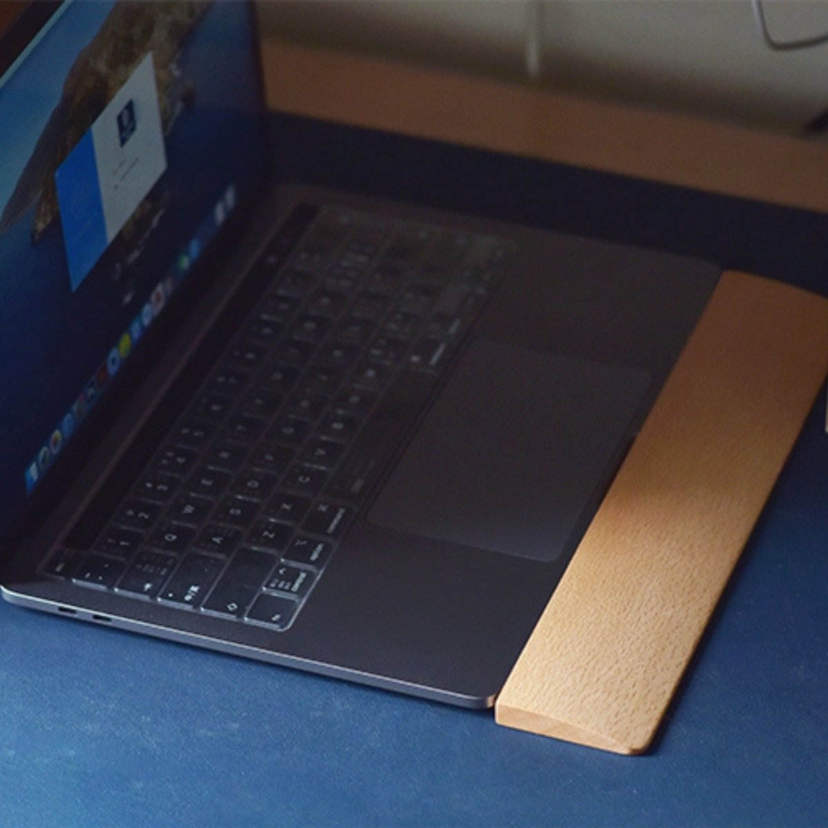 Wooden Palm Rest for MacBook Pro 13" Ergonomic Wrist Support