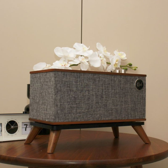 Klipsch Speaker Stand for Desk - Premium Walnut Construction