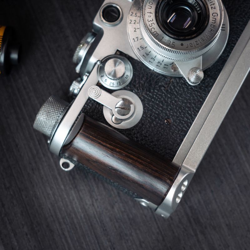 Wood Grip for Leica Barnack 3f/3g 📷 Elevate Your Experience