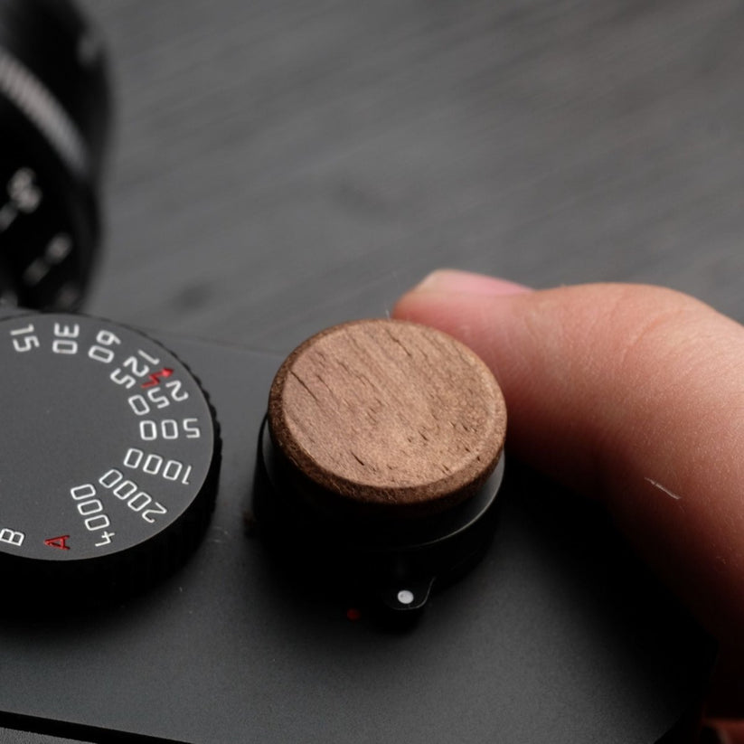 Leica M10 M10-P M9 Hot Shoe Cover Shutter Button Wooden Set