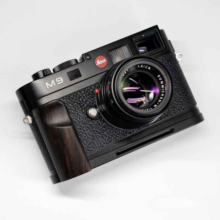 📸 Premium Wooden Hand Grip for Leica M9, M8, M8.2, ME220 – Walnut & Ebony