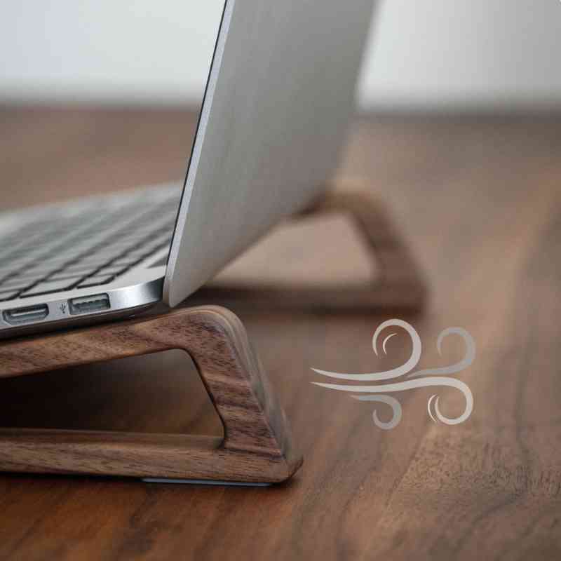 Lightweight Laptop Stand Holder Wood