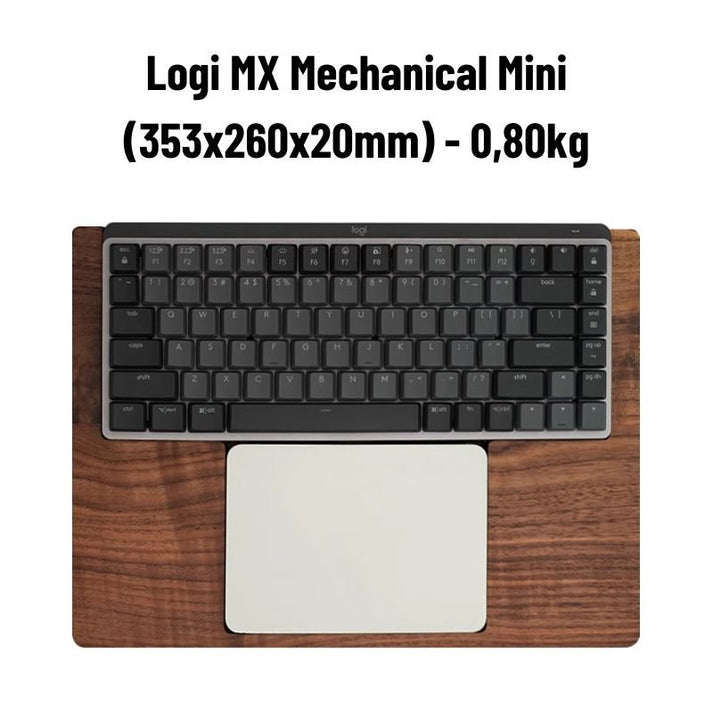 Logitech MX Keyboard Tray for - Magic TrackPad and Palm Rest