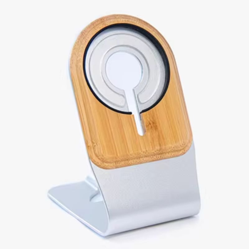 Wooden MagSafe Holder Dock Stand for iPhone 12/13/14/15 📱🔥