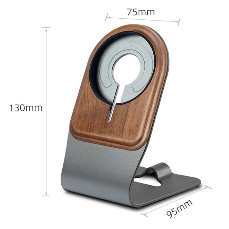 Wooden MagSafe Holder Dock Stand for iPhone 12/13/14/15 📱🔥