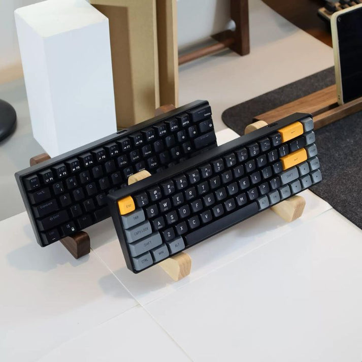 Handcrafted Wooden Mechanical Keyboard Stand Holder ⌨️