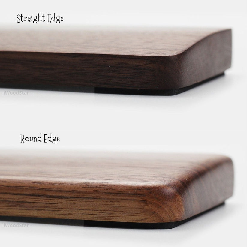 Walnut Wooden Keyboard Wrist Rest for Mechanical Keyboards