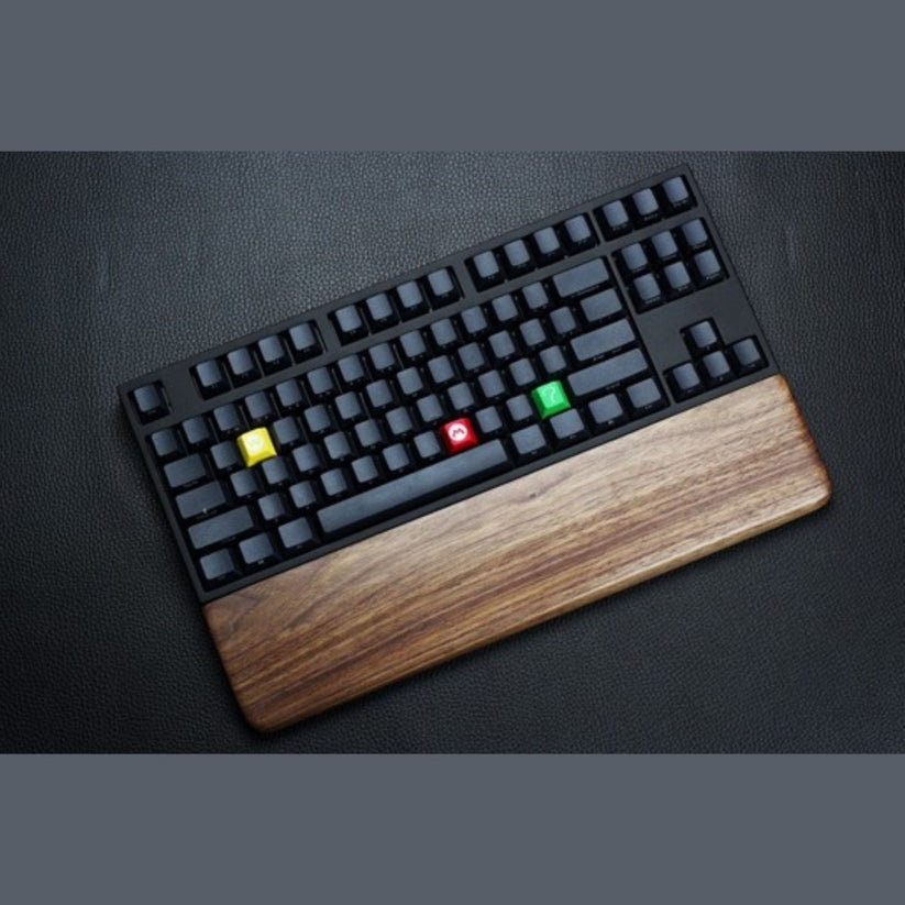 Walnut Wooden Keyboard Wrist Rest for Mechanical Keyboards