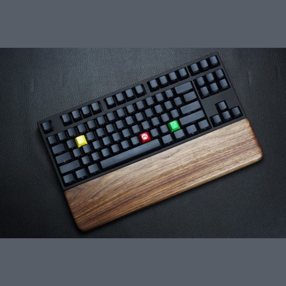 Walnut Wooden Keyboard Wrist Rest for Mechanical Keyboards
