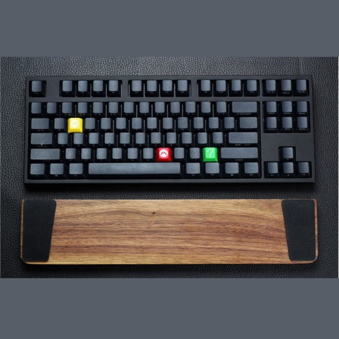 Walnut Wooden Keyboard Wrist Rest for Mechanical Keyboards