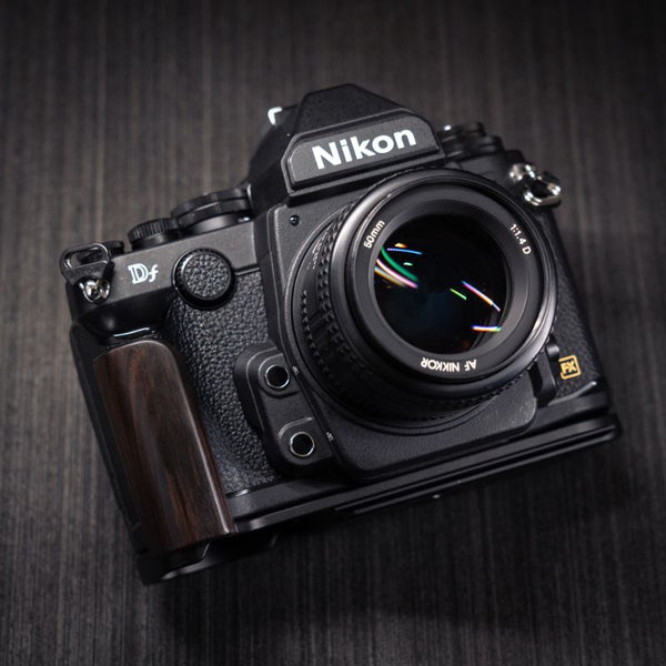 Nikon Df Handgrip - Luxurious Wooden Grip YW Edition