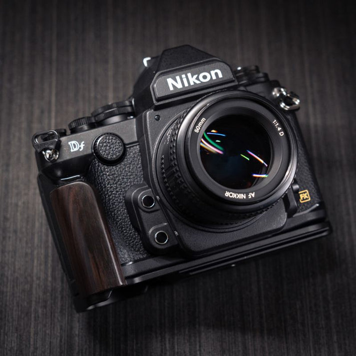 Nikon Df Handgrip - Luxurious Wooden Grip YW Edition
