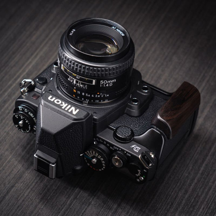Nikon Df Handgrip - Luxurious Wooden Grip YW Edition