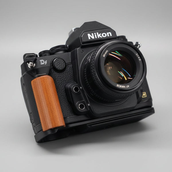 Nikon Df Handgrip - Luxurious Wooden Grip YW Edition
