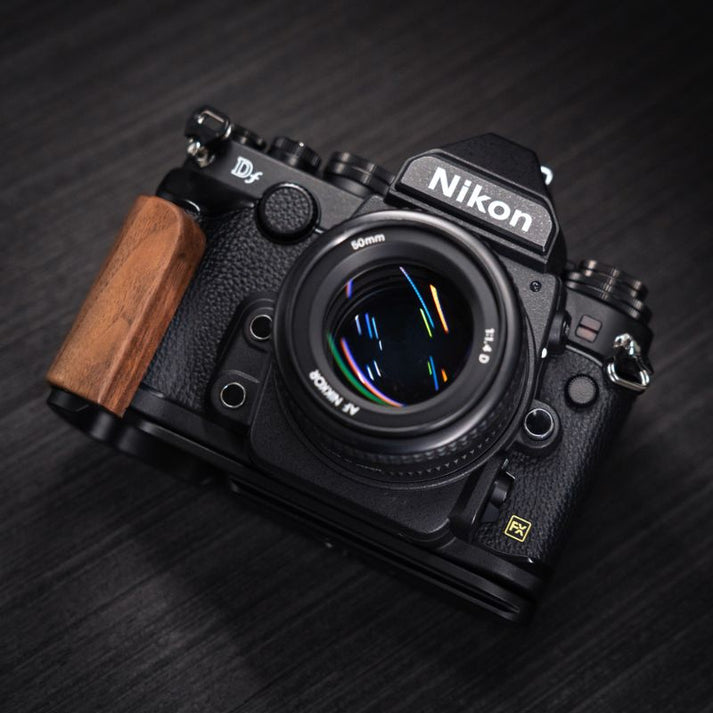 Nikon Df Handgrip - Luxurious Wooden Grip YW Edition