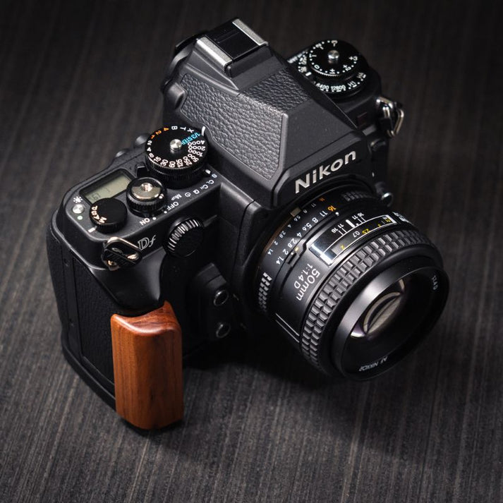 Nikon Df Handgrip - Luxurious Wooden Grip YW Edition