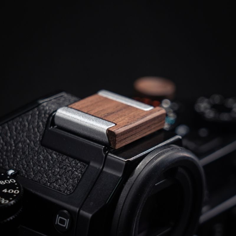 Nikon DF Wooden Hot Shoe Cover Set - Premium Real Wood