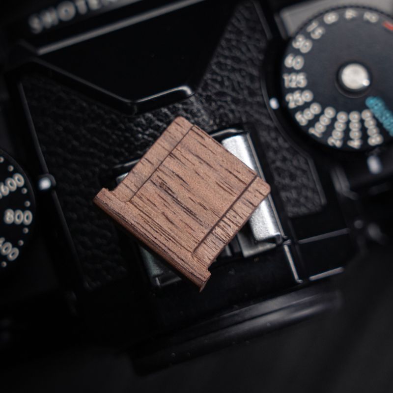 Nikon DF Wooden Hot Shoe Cover Set - Premium Real Wood