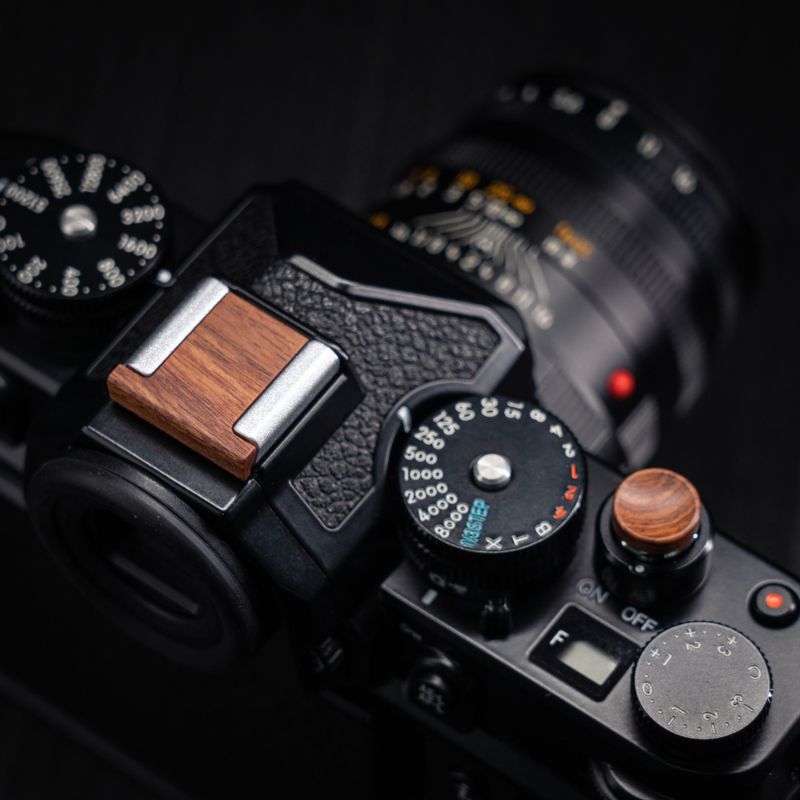 Nikon DF Wooden Hot Shoe Cover Set - Premium Real Wood