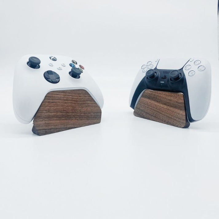 PS5 Xbox Switch Pro Controller Stand Holder Handcrafted Premium Wood