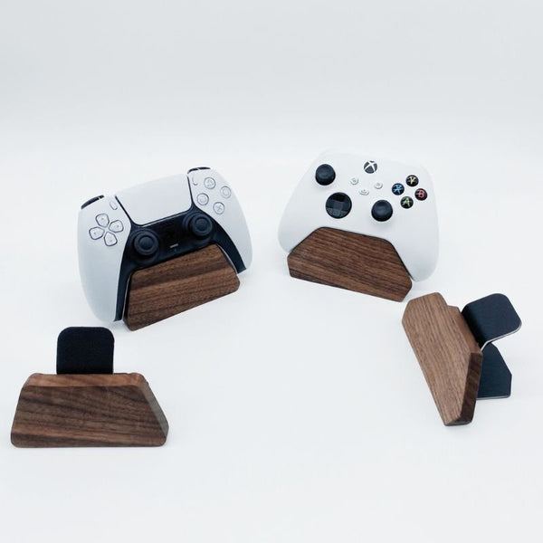 PS5 Xbox Switch Pro Controller Stand Holder Handcrafted Premium Wood