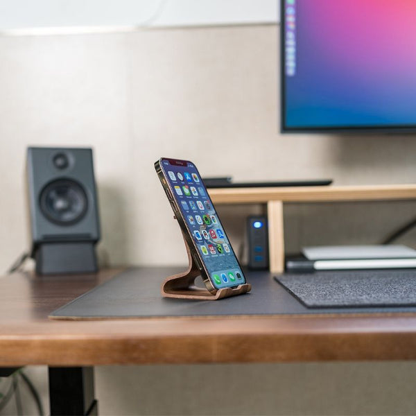 Wooden iPhone Stand for Desk - Scandi Style 📱🔥