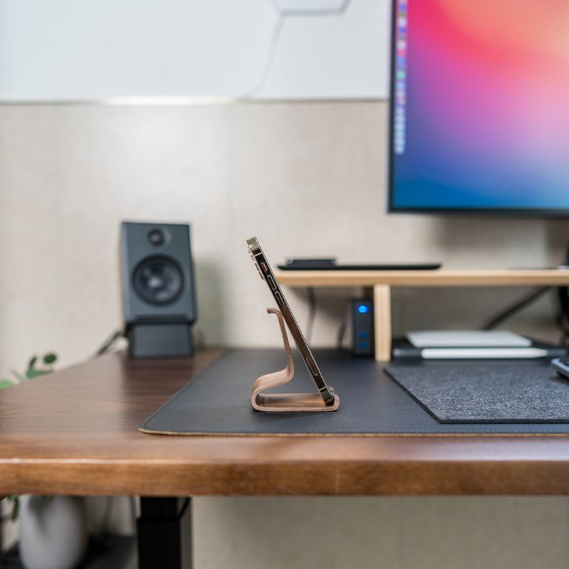 Wooden iPhone Stand for Desk - Scandi Style 📱🔥